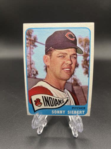 1965 Topps Set Break 96 Sonny Siebert Cleveland Indians Lot3661 Ebay