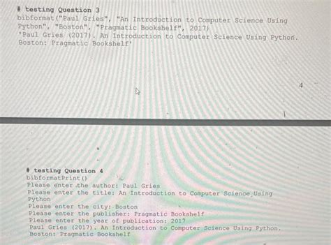 Solved Question 3 4 Points Write A Python Function With 5