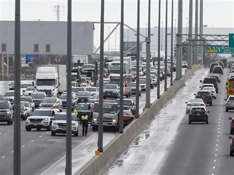 Getting Around Crash Scene Cleared On Highway 417 West At Innes Road