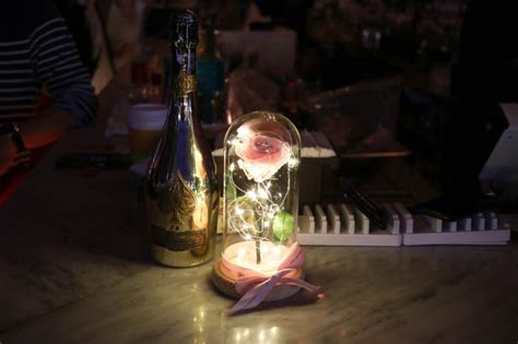 미녀와야수 장미꽃램프 유리돔 무드등♥ 랩센트 네이버 블로그