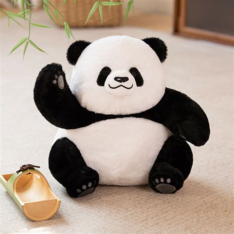 Menglan Qizai Hehua Panda Plush 118 Cute Panda Stuffed Animals