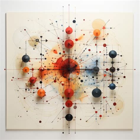 Premium Ai Image Colorful Network Graph Illustration Generative Ai