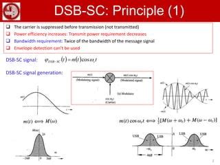 Double SideBand Suppressed Carrier DSB SC PPTX