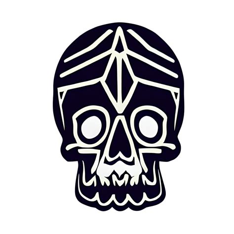 Skull Symbol Emblem Pictograph Superresolution 2d Geometric · Creative