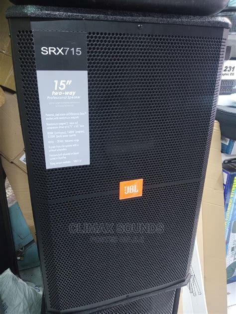Jbl Midi Range Speaker Srx Jb In Nairobi Central Audio Music Equipment Climax Sounds