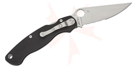 Spyderco Military 2 Compression Lock Folding Knife 4 S30v Satin Combo
