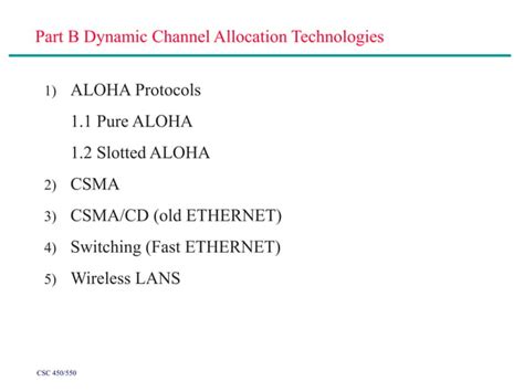 Medium Access Control Sublayer In Cnppt Computer Networking Computing