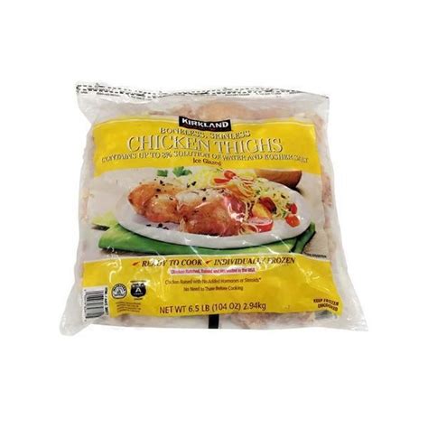 Kirkland Signature Boneless Skinless Chicken Thighs Lb Lb Instacart