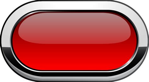 Red Rounded Button Openclipart