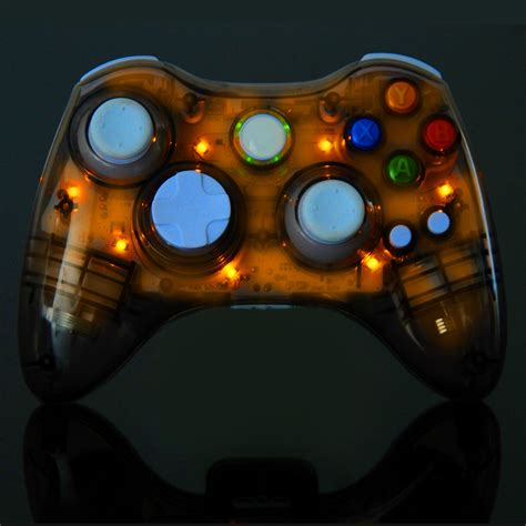 Glow Light USB Wired Wireless Gamepad Remote Console Controller For