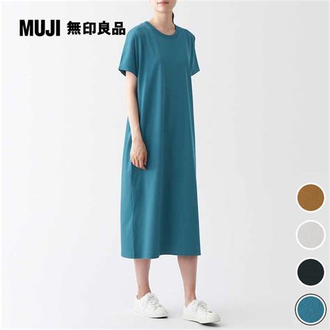 Muji 無印良品 女棉混涼感洋裝共4色 Pchome 24h購物