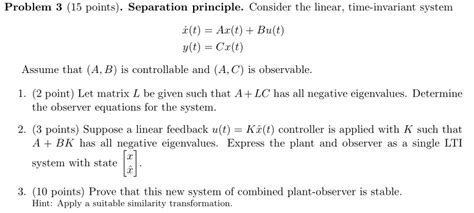 X T Y T Ax T Bu T Cx T Assume That A B Is Chegg Com