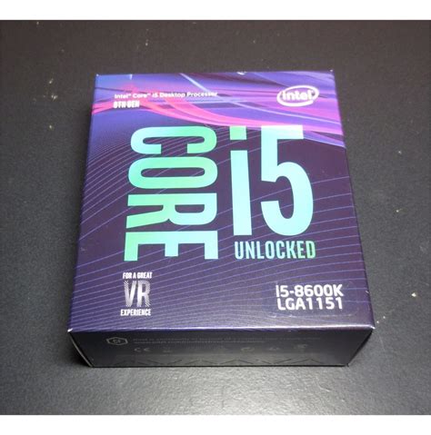 Intel Core I5 8600k Procesador 6 Cores 4.3 Ghz Open Box | Mercado Libre