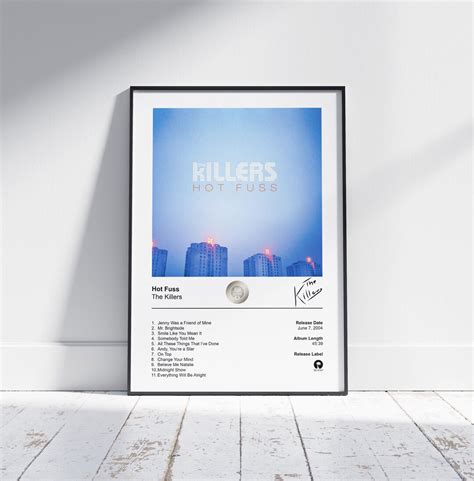 The Killers Poster Hot Fuss Album Cover Poster Print Mr Etsy Uk