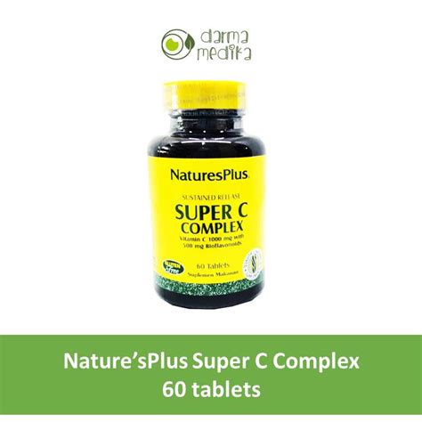 Jual Nature S Plus Super C Complex Sustained Release Suplemen Kesehatan Tablets Di Seller