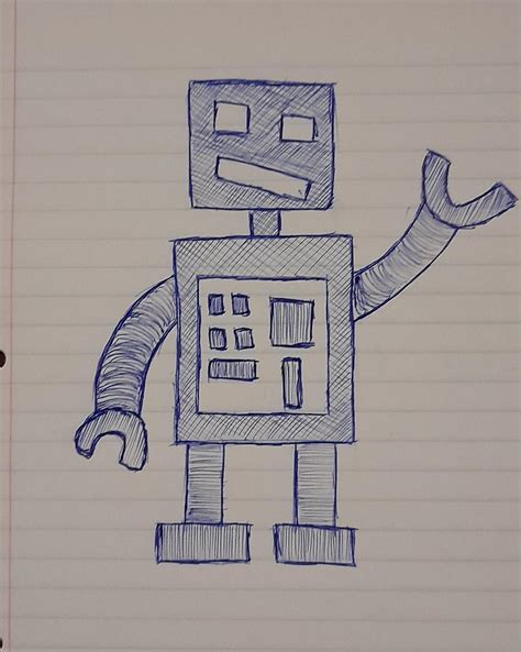 Day 25 Of Drawing Stereotypical Robot R Doodles