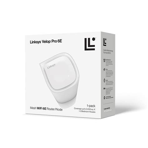 Buy Linksys Mx6201 Velop Pro 6e Axe5400 Tb Wifi 6e Mesh System 1xge Lan 1xge Wan 1 Pack Mx6201