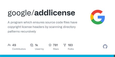 Issues Google Addlicense GitHub