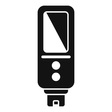 Premium Vector Computer Ph Meter Icon Simple Vector Sensor Device