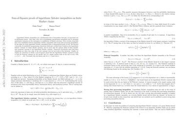 Sum Of Squares Proofs Of Logarithmic Sobolev Inequalities On Finite