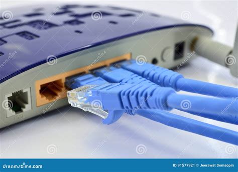 The Local Area Network Line Stock Image Image Of Color Computer