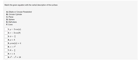 solved ρ 2cos ϕ r 2cos θ ϕ 3πρ 4ρcos ϕ 4z r2θ 3πr 4r2 z2 16