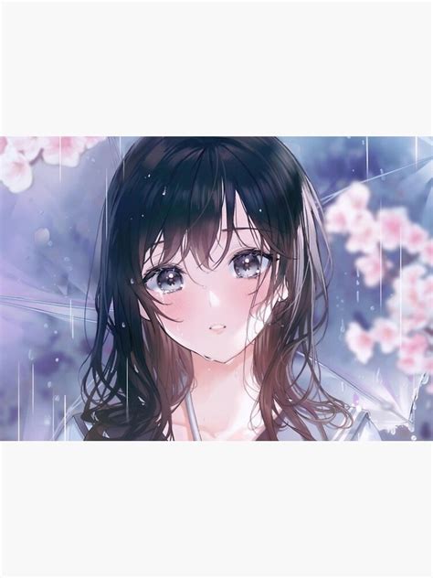 Fall In Love Anime Girl Poster For Sale By Aszaari Redbubble