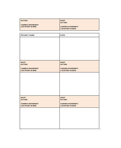 Free 35 Storyboard Samples In Pdf Ms Word Apple Pages