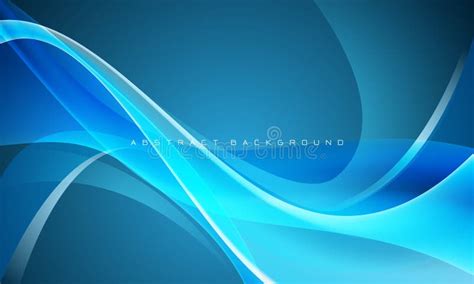 Abstract White Wave Curve Overlap Luxury With Blank Space Background Vector Stock Vector