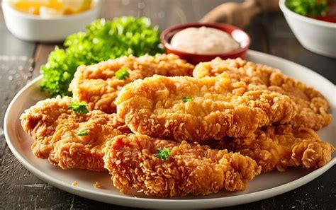 Crispy Fried Chicken Feast Premium Ai Generated Image
