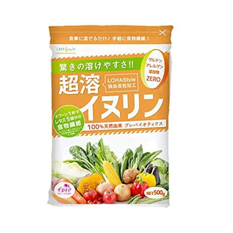Lohastyle로하스lohas 타일초용 Inulin 500g 특허 신청 기술즉 용타입 수용성 음식물 섬유 Non G
