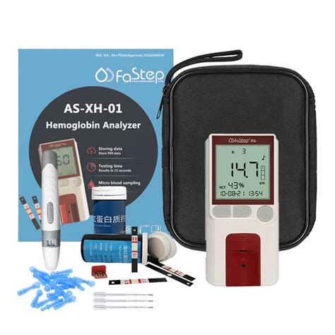 Portable Hemoglobin Test Kit With 25 Test Strips Nepal Ubuy