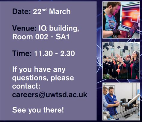 Uwtsd Careers Fair Wed 22nd March Uwtsd Applied Computing Blog