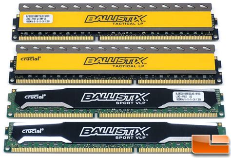 Crucial Ballistix Tactical Lp And Sport Vlp 1600mhz Ddr3 Memory Kit