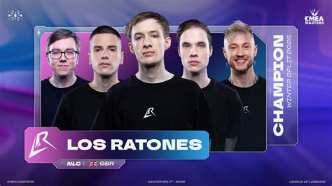 Los Ratones Is The League Of Legends EMEA Masters Winter Victor