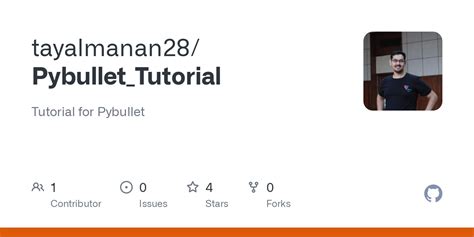 GitHub Tayalmanan28 Pybullet Tutorial Tutorial For Pybullet