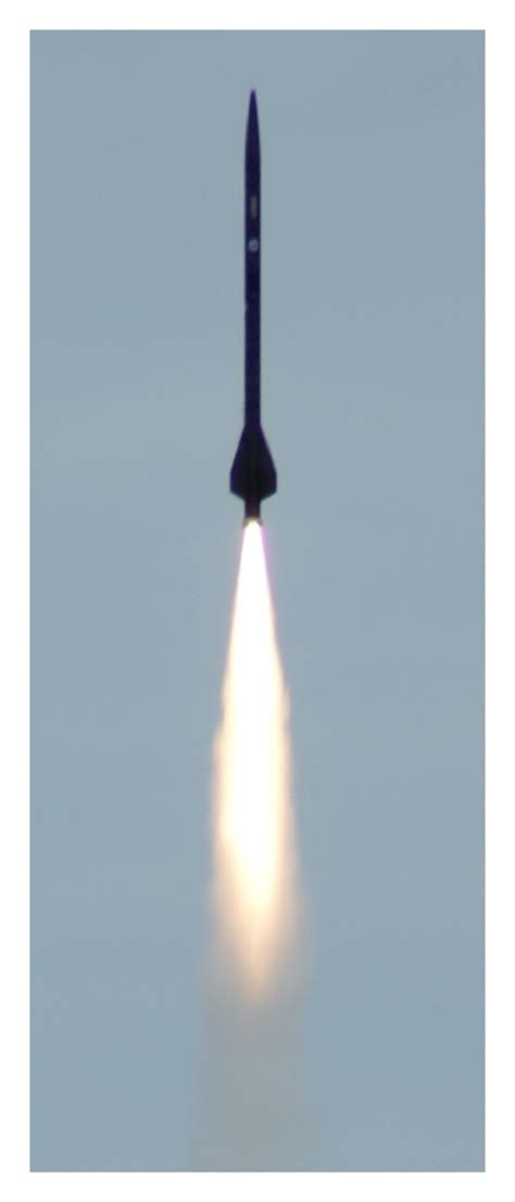 Images From The Alice Flight Test Rocket On Launch Platform A