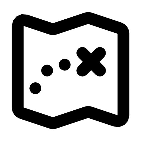 Treasure Map Vector SVG Icon SVG Repo
