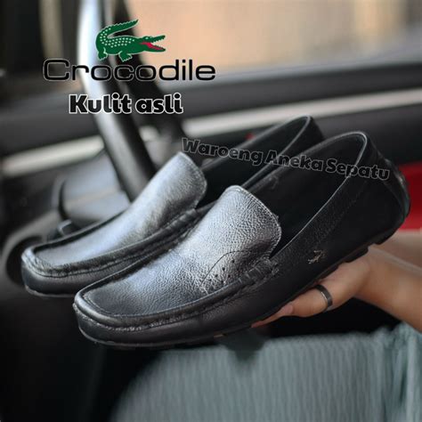 Jual Crocodile Roman Sepatu Slip On Pria Kulit Asli Serat Motif C Di Seller Renewstore Mekar