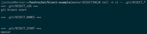 Finding Failure Git Bisect