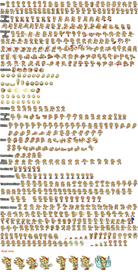 Super Shadow Improved Sprites By Ytsuperplays On Deviantart