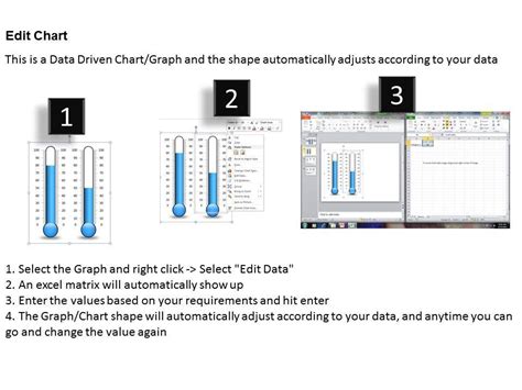 Thermometer Column Chart Style Graphics Powerpoint Graph Presentation PowerPoint Images