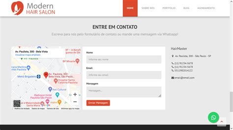 Script Php Site Para Salão De Beleza Blog Administração Responsivo