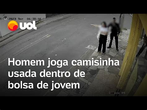 Homem Joga Camisinha Usada Dentro De Bolsa De Jovem No Es