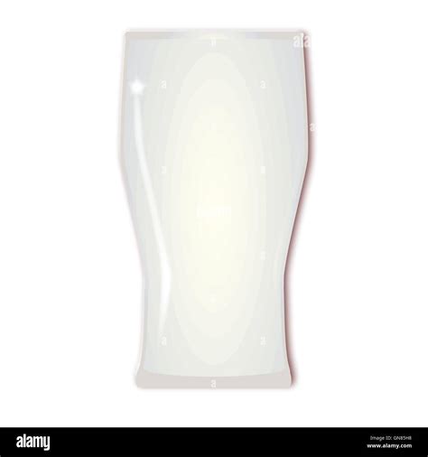 Empty Tall Beer Glass Stock Vector Image And Art Alamy