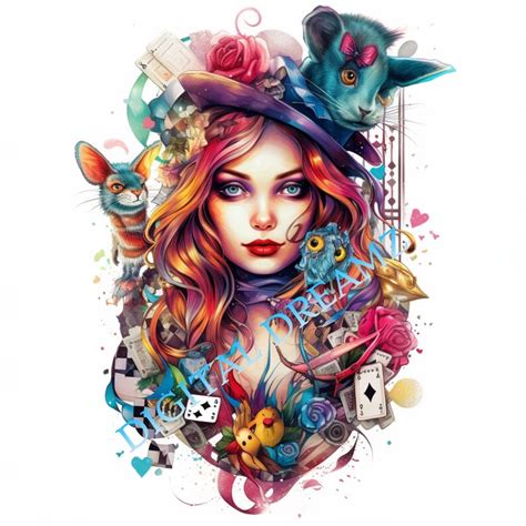 Alice In Wonderland Digital Download Lewis Carroll Instant Prints