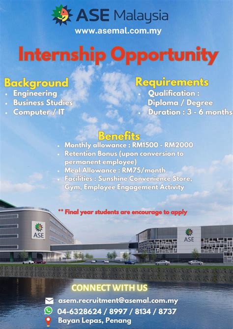 Internship Students Engineering Business Computer It Internship