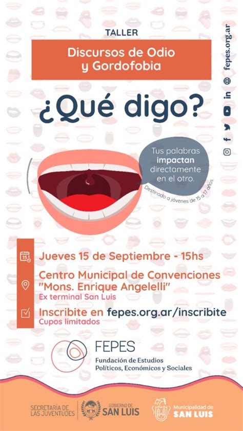Taller Discursos De Odio Y Gordofobia” Fepes