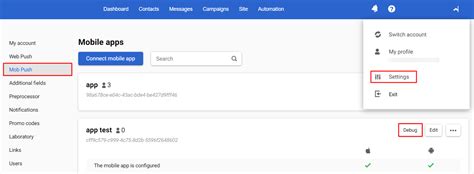 Sending Test Messages From The Event Debug View