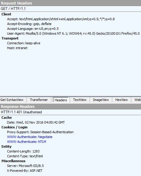 Iis Ntlm Authentication Fails Once A Week For Only One User Server